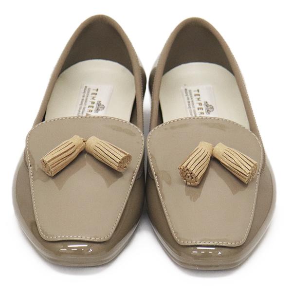 TEMPERATE (テンパレイト) NOAH タッセルスリッポン レインシューズ GREY TMP027 : THREE WOOD ヤフー店 - 通販 - Yahoo!ショッピング
