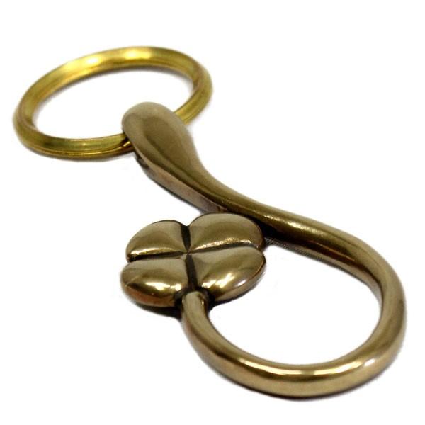 VASSER VASSER(バッサー)Clover Key Chain Brass(クローバーキーチェーンブラス) : THREE WOOD ...