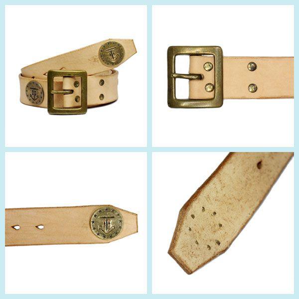 VASSER（バッサー） Anchor Concho Around Belt Oldish Natural(アンカーコンチョアラウンドベルト ...