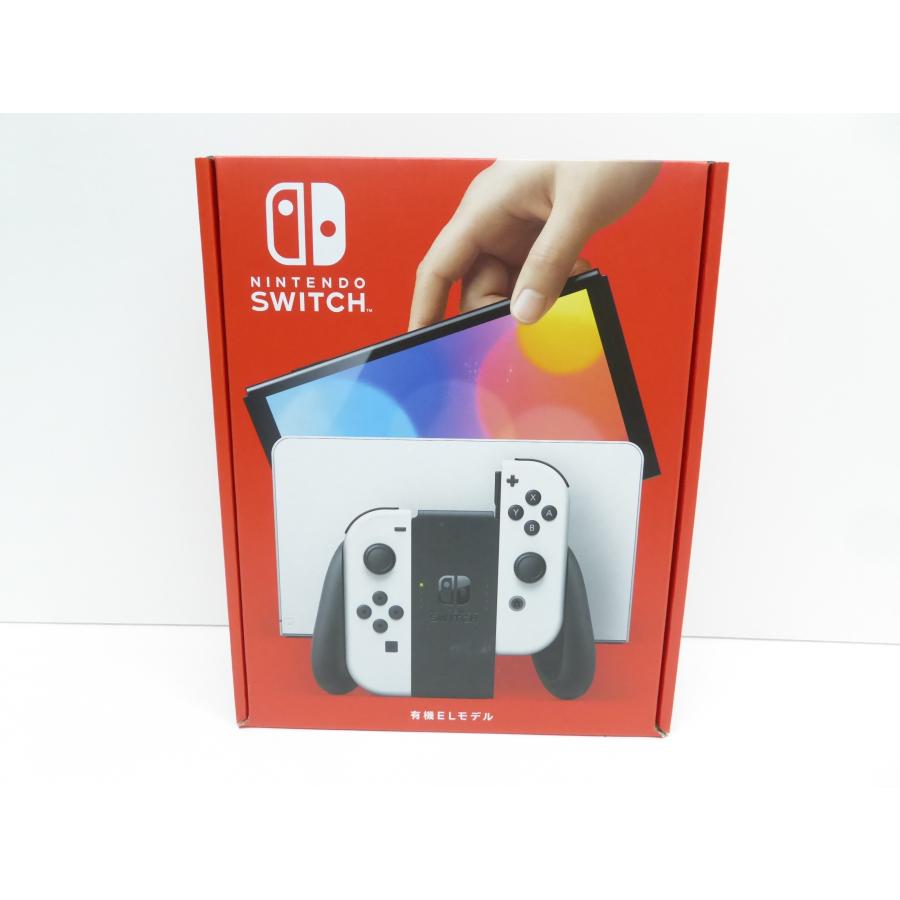 未使用品 Nintendo Switch 有機ELモデル Joy-Con(L)/(R) ホワイト ゲーム機 WE999 :A-052 ...