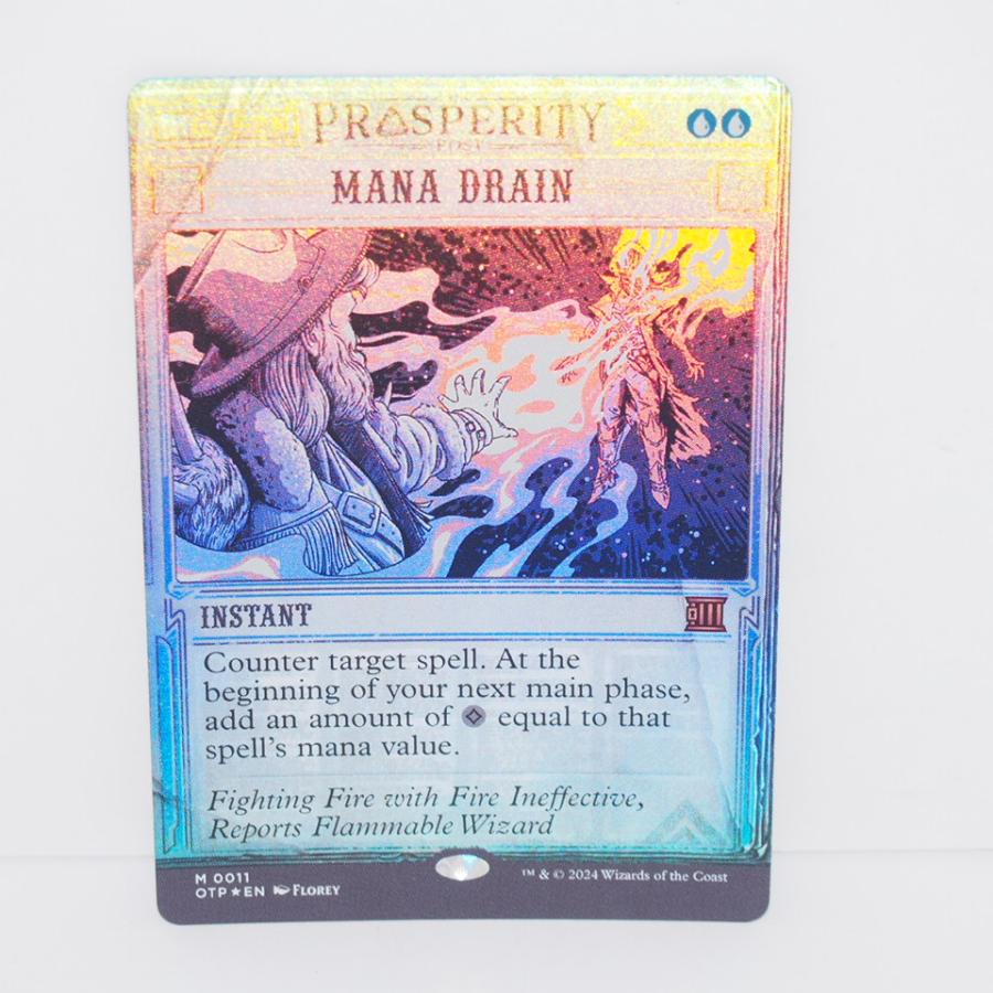 ウィザーズ・オブ・ザ・コースト MTG Mana Drain M 0011 OTP★EN Foil ショーケース カード ∴WU3492 : スリフト - 通販 - Yahoo!ショッピング