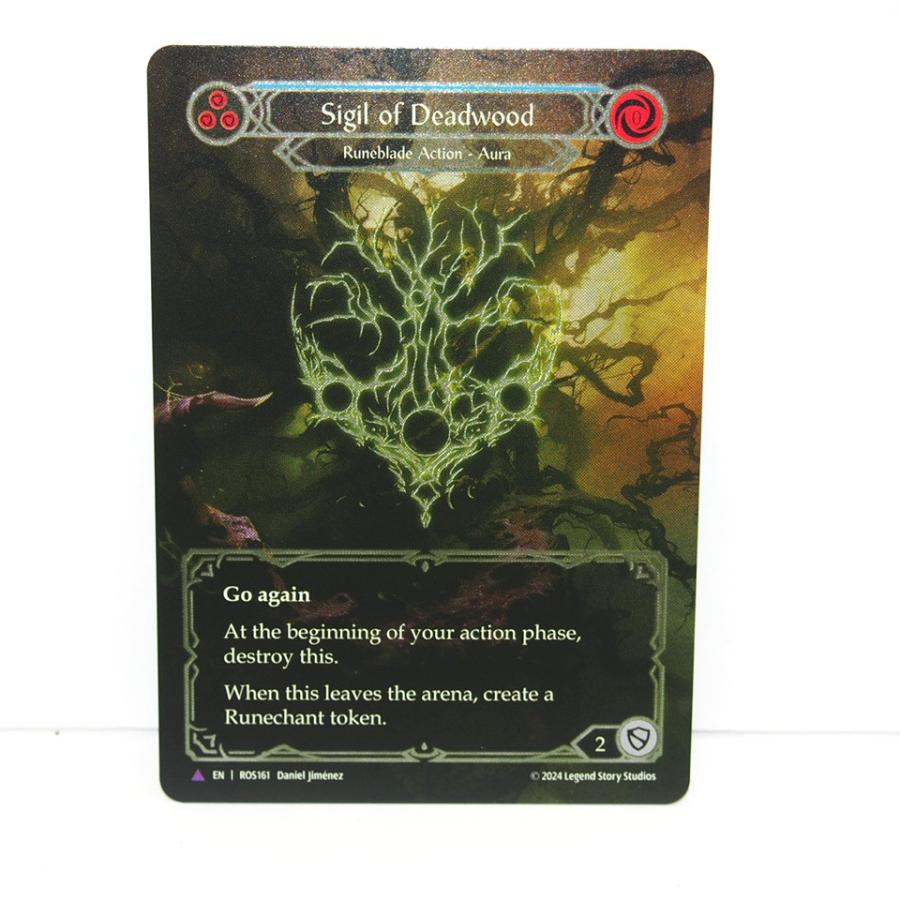 FLESH AND BLOOD Sigil of Deadwood Cold Foil ROS161 EN トレカ カード ∴WU2255 ...