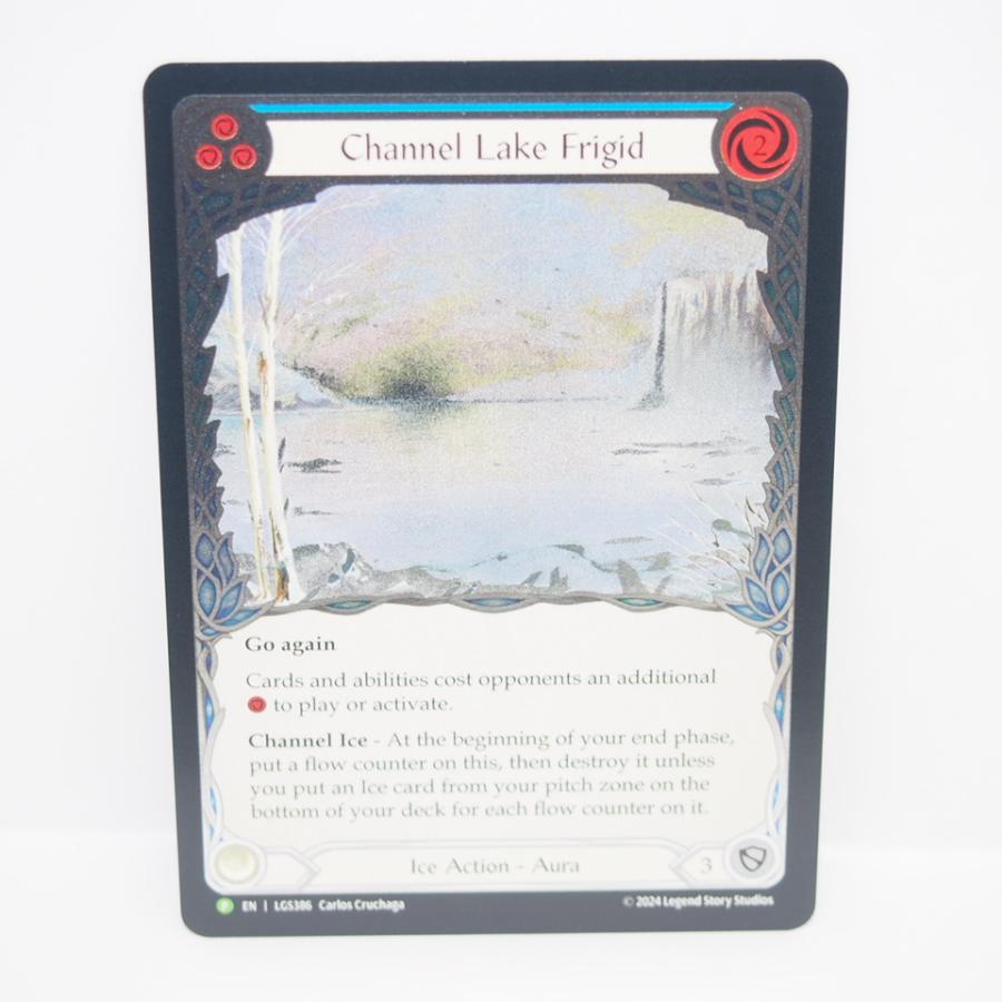 FLESH AND BLOOD Channel Lake Frigid P EN LGS386 Cold Foil カード ∴WU3542 ...