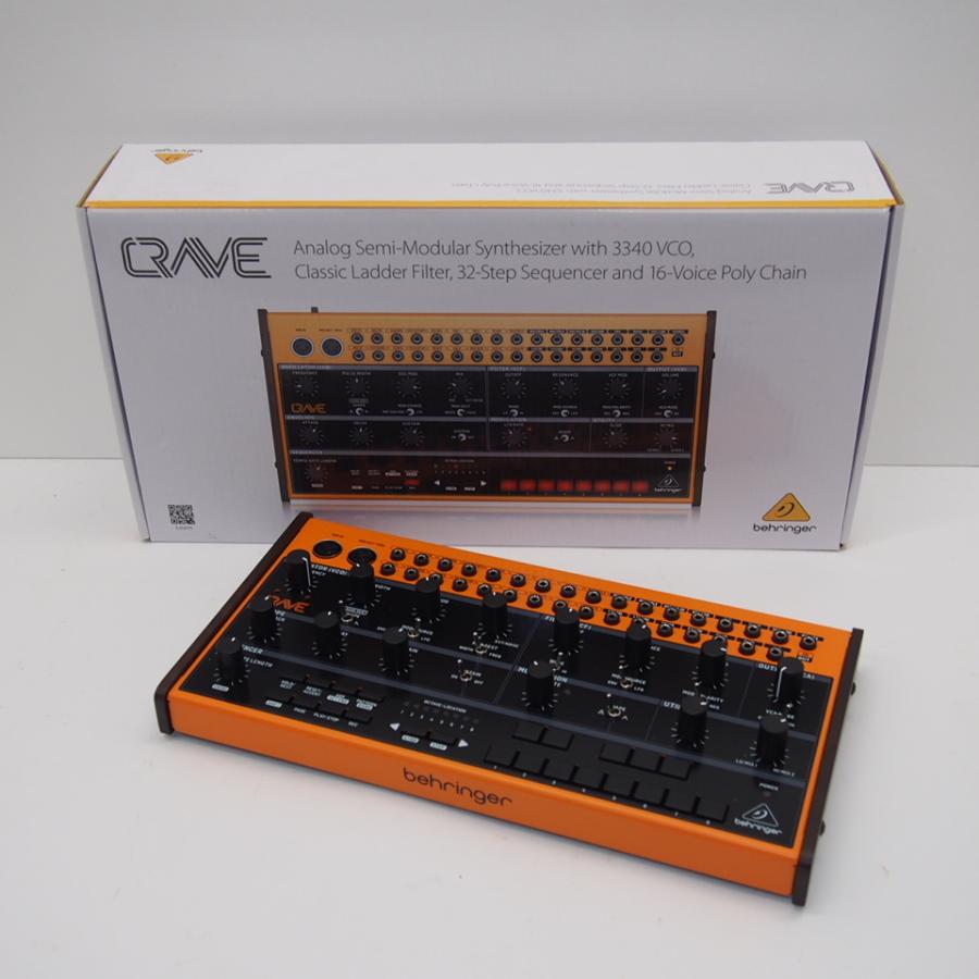 BEHRINGER CRAVE アナログシンセサイザー 中古 ∴WG5076 : スリフト - 通販 - Yahoo!ショッピング