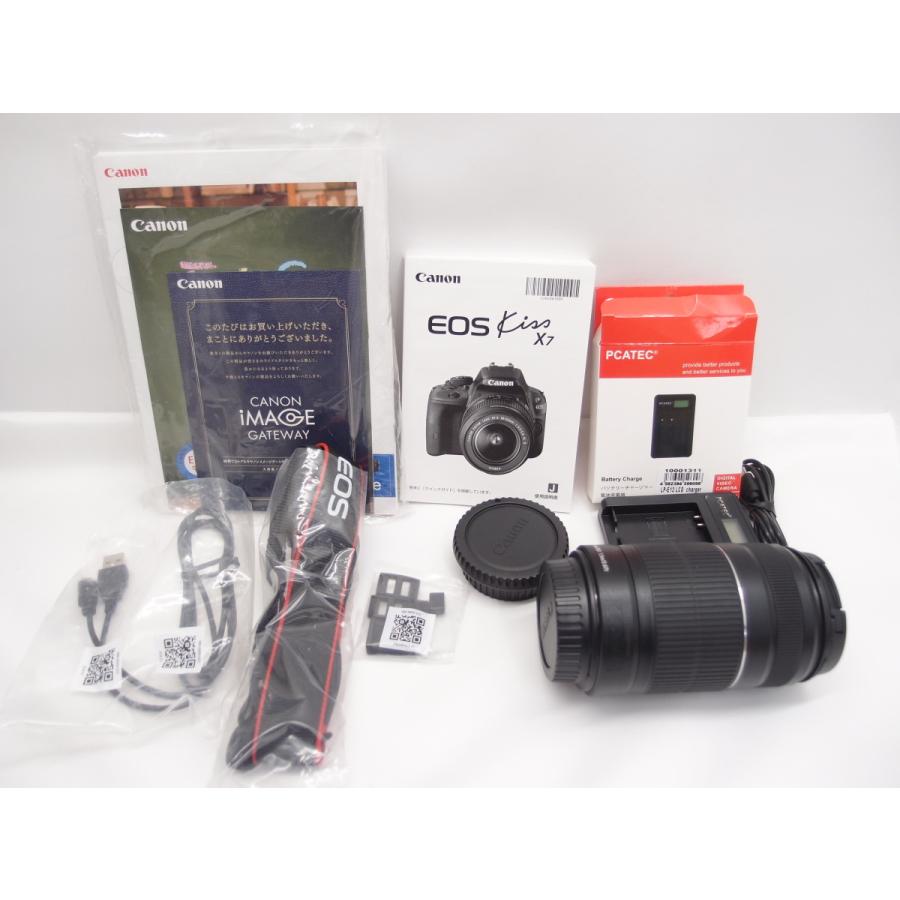 EOS Kiss Canon キヤノン X7 ダブルズームキット デジタル一眼レフカメラ 中古 ∴WK277 : スリフト - 通販 ...