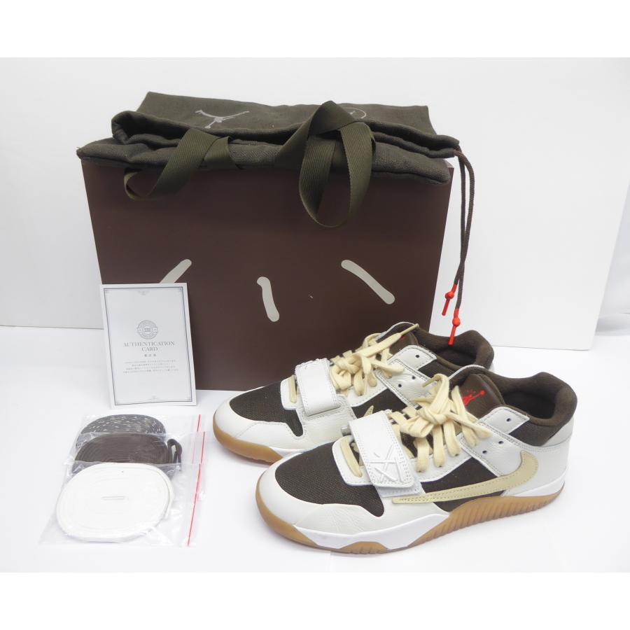 NIKE ナイキ × Travis Scott JUMPMAN JACK TR Sail & Dark Mocha FZ8117-100 size28.5cm スニーカー 靴 WT3323 ...