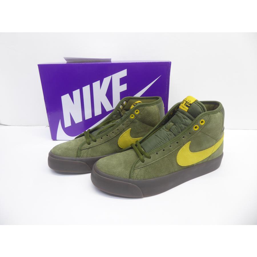 NIKE SB × ANTI HERO ZOOM BLAZER MID QS Rough Green Amarillo HM5838-300 size:26.0cm スニーカー 靴 ...
