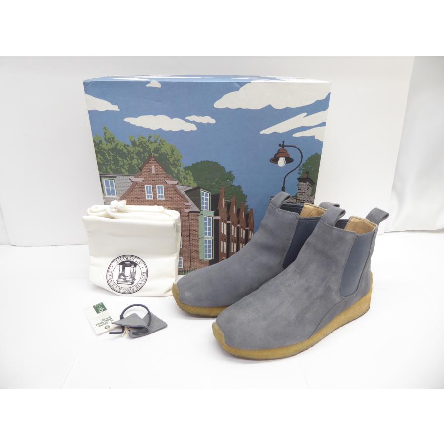 Clarks（クラークス） × Ronnie Fig Radlett クレープソール サイドゴアブーツ SIZE:約27.0cm メンズ 靴 ...
