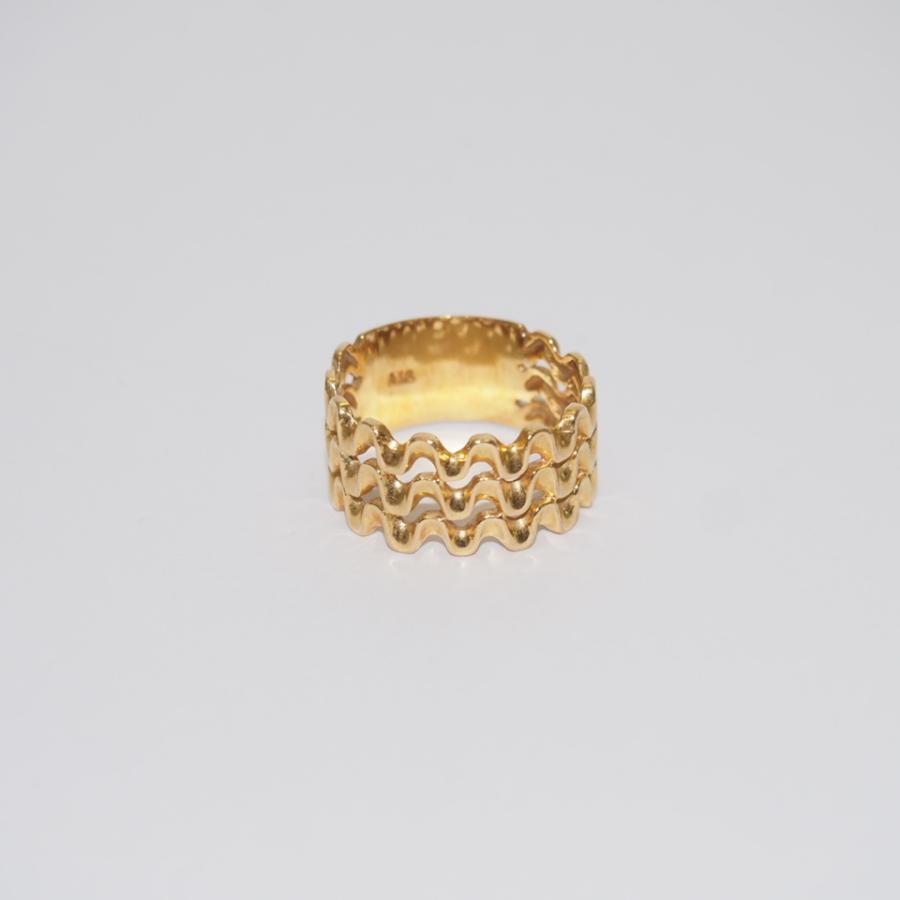 K18 金 K18刻印 デザインリング 約3.4g サイズ#10 ∴WQ39 : スリフト - 通販 - Yahoo!ショッピング