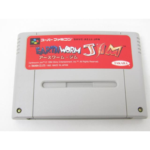 スーパーファミコン ソフト SFC EARTH WORM JIM アースワーム・ジム GE317 : スリフト - 通販 - Yahoo!ショッピング