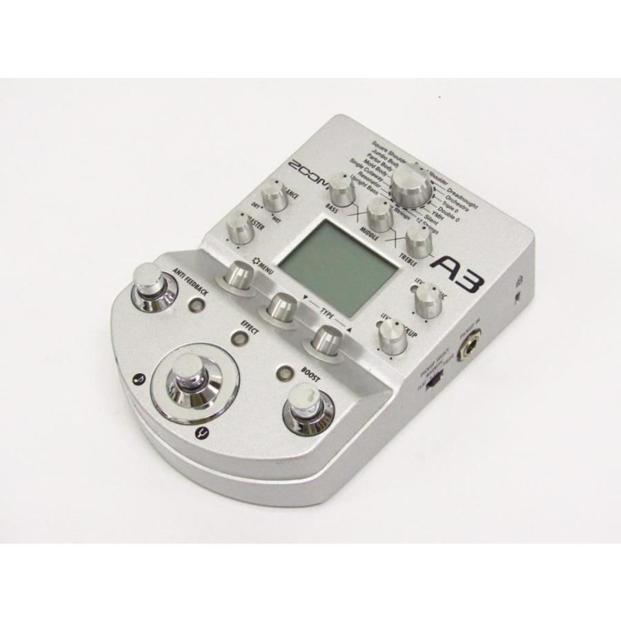ZOOM ズーム A3 アコースティックギター用エフェクター 動作確認済み G4330 :N-096-G4330-02:スリフト - 通販 - Yahoo!ショッピング