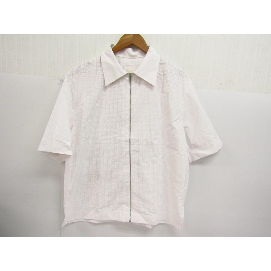 GIVENCHY ジバンシー ジバンシィ Short sleeve Shirt ジップアップ シャツ メンズ BM60PK146X SIZE：40★FG7765 : スリフト - 通販 ...