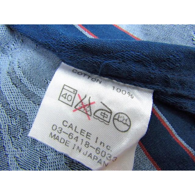 CALEE 《メンズトップス》CALEE キャリー JACQUARD STRIPE SHIRT ジャガードストライプシャツ 長袖 SIZE:L【中古】 : スリフト - 通販 - Yahoo ...