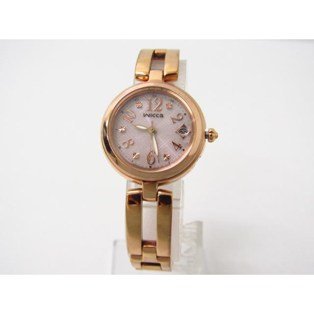 wicca CITIZEN シチズン ウィッカ H0F8-R006380 電波ソーラー腕時計♪AC17531 : スリフト - 通販 - Yahoo!ショッピング