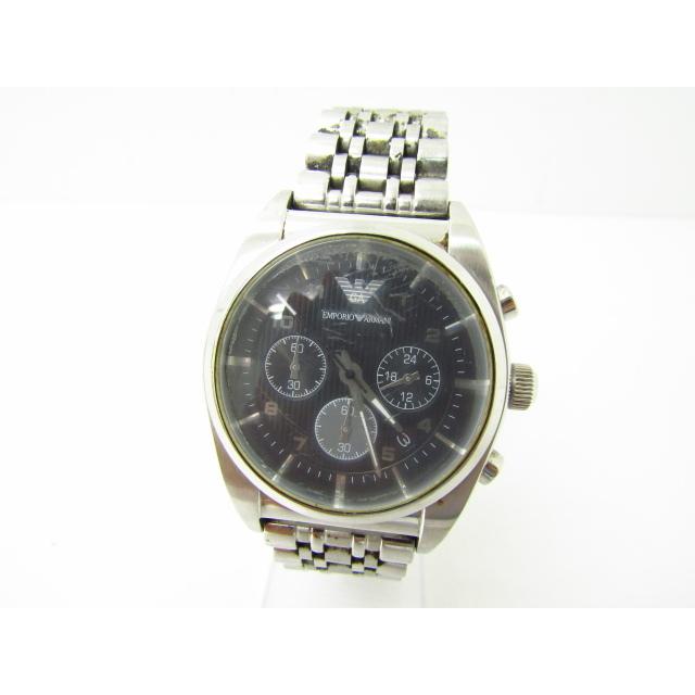 EMPORIO ARMANI エンポリオアルマーニ AR-0373 クオーツ クロノグラフ 腕時計 AC19680 : スリフト - 通販 ...