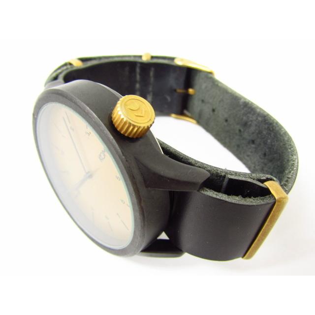 KOMONO. KOMONO MAGNUS BLACK GOLD クォーツ腕時計♪AC20262 : スリフト - 通販 - Yahoo!ショッピング