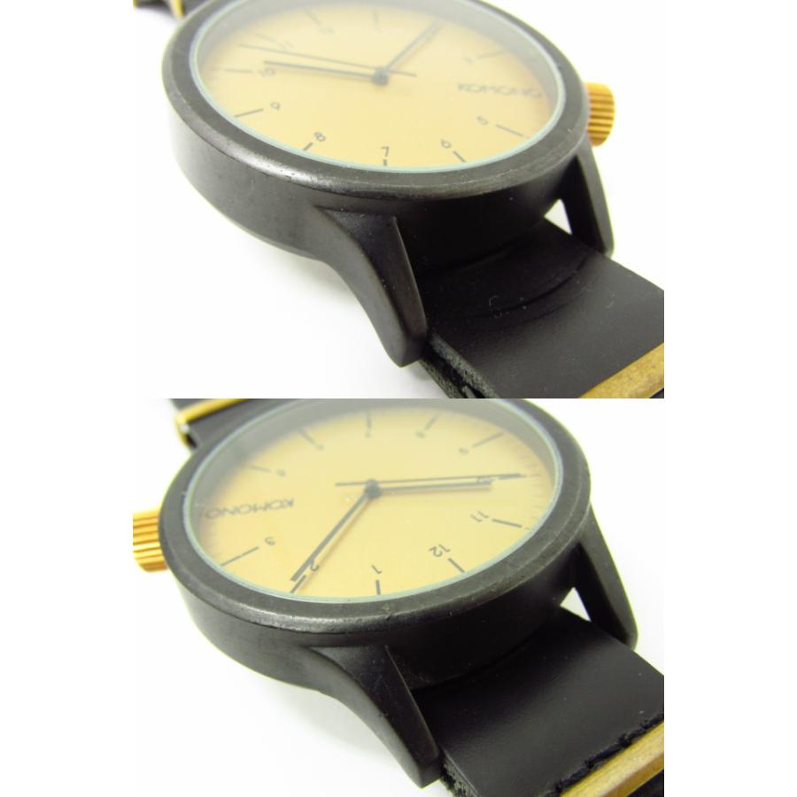 KOMONO. KOMONO MAGNUS BLACK GOLD クォーツ腕時計♪AC20262 : スリフト - 通販 - Yahoo!ショッピング