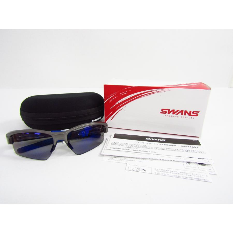 SWANS マットガンメタリック×ネイビー×ネイビー 偏光レンズ UVカット サングラス AC25382 : スリフト - 通販 - Yahoo!ショッピング