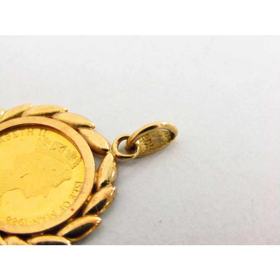 K18 K24 金 ゴールド ネックレストップ エリザベス二世 コイン AC23736 :N-160-AC23736-04:スリフト - 通販 - Yahoo!ショッピング