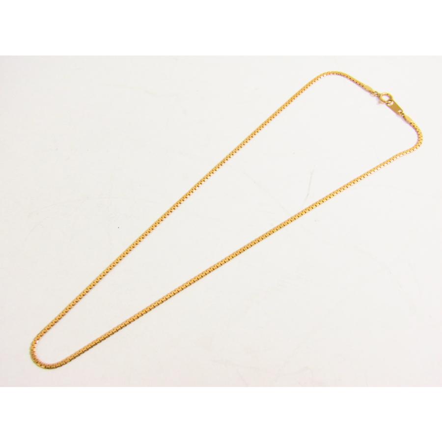K18 金 YG イエローゴールド ネックレス チェーン 約5.3g 約40cm AC25520 : スリフト - 通販 - Yahoo!ショッピング
