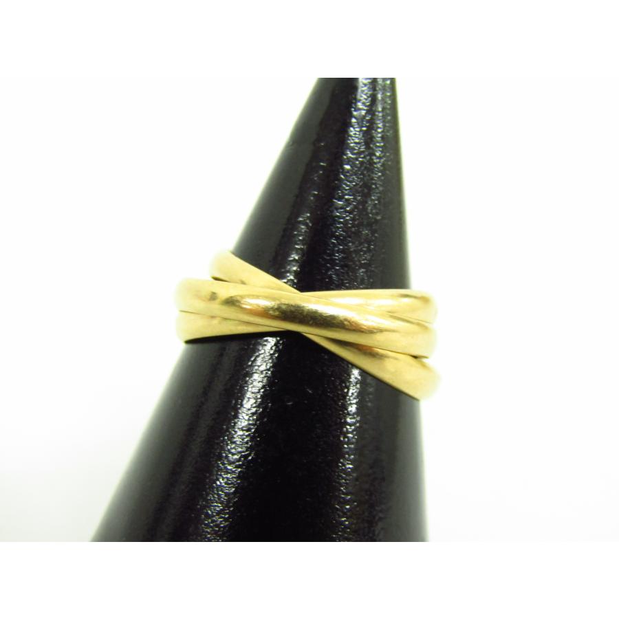 K18 金 ゴールド リング 指輪 約9号 約2.7g AC25850 : スリフト - 通販 - Yahoo!ショッピング