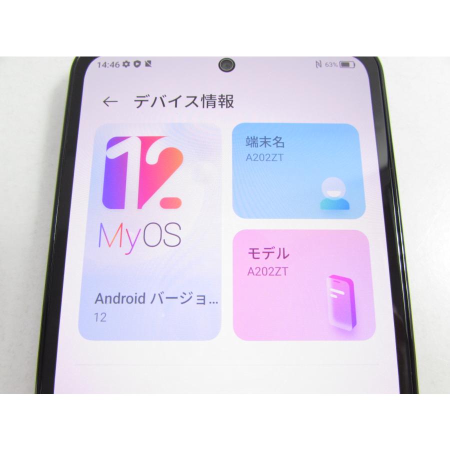 Ymobile版 SIMフリー Libero 5GIII A202ZT カラー：ブラック KD3585 : スリフト - 通販 - Yahoo!ショッピング