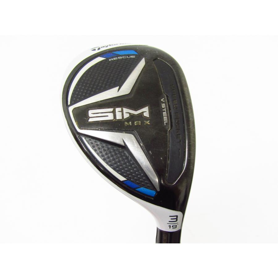 SIM TaylorMade テーラーメイド MAX U3 19° レスキュー PROJECT X HZRDUS SMOKE iM10 flex:6.0(S+) ∩SP9862 : スリフト ...