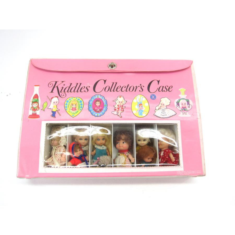 Vintage 1967 Liddle Kiddles Collector Case with Dolls Mattel ビンテージ ドール ...