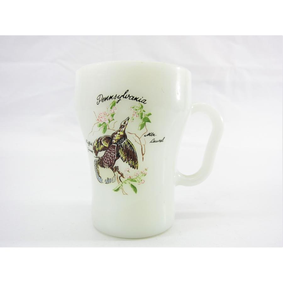 Fire king ファイヤーキング ソーダマグ ペンシルヴァニアバード 鳥 1960~1970's マグカップ ∠UK903 : スリフト - 通販 - Yahoo!ショッピング