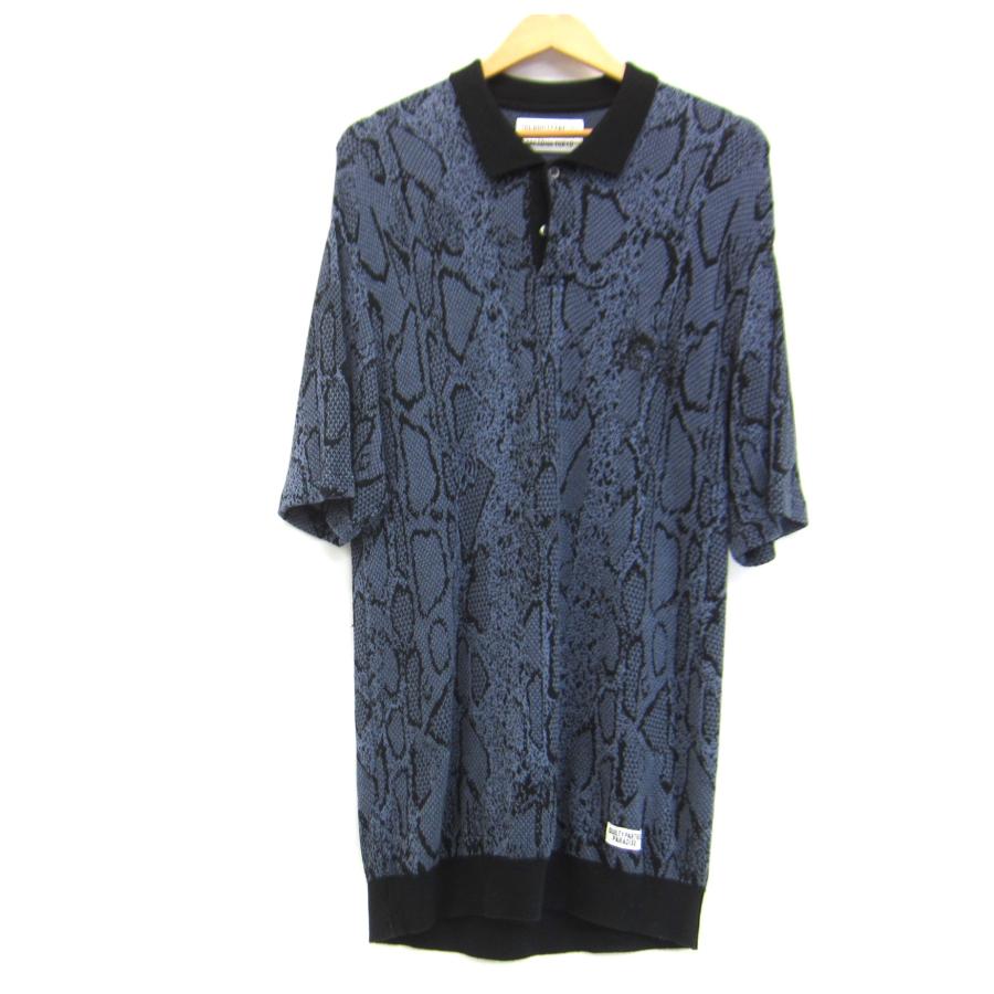 WACKO MARIA WACKOMARIA ワコマリア PYTHON KNIT POLO SHIRT SIZE:L メンズ 衣類 UF4346 : スリフト - 通販 - Yahoo!ショッピング