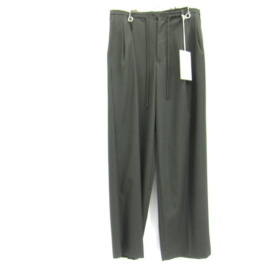 markaware MARKAWARE マーカウェア ORGANIC COTTON GABARDINE DOUBLE PLEATED EASY PANTS a23c-02pt01c SIZE ...