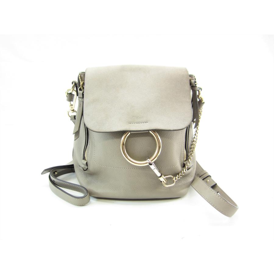 Chloe クロエ フェイ リュックサック 2WAY ショルダーバッグ Chloe クロエ フェイ リュックサック 2WAY ショルダーバッグ