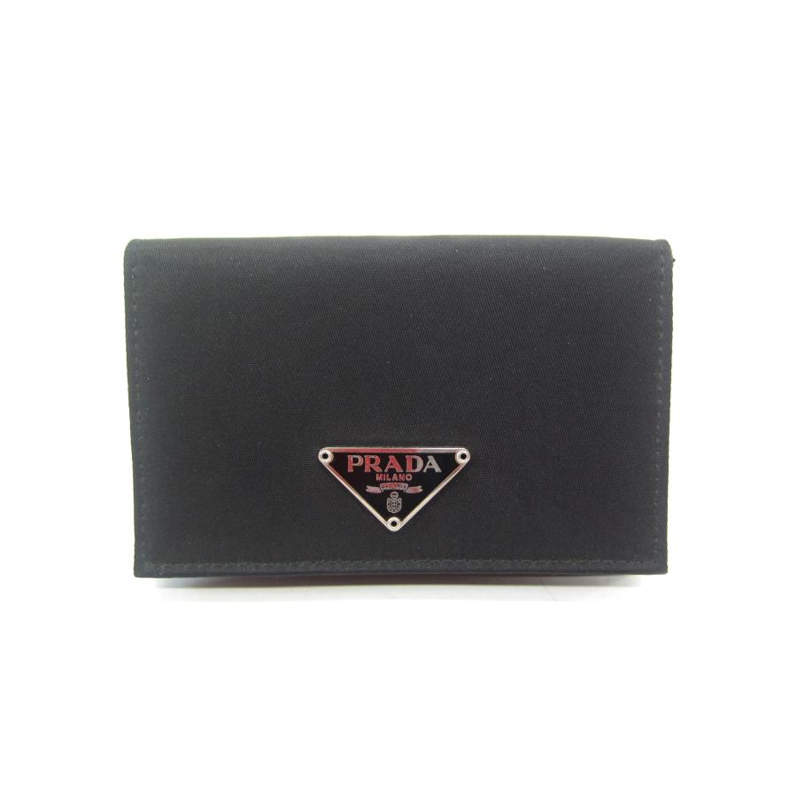 PRADA プラダ ナイロン ブラック カードケース ∠UP4753 : スリフト - 通販 - Yahoo!ショッピング