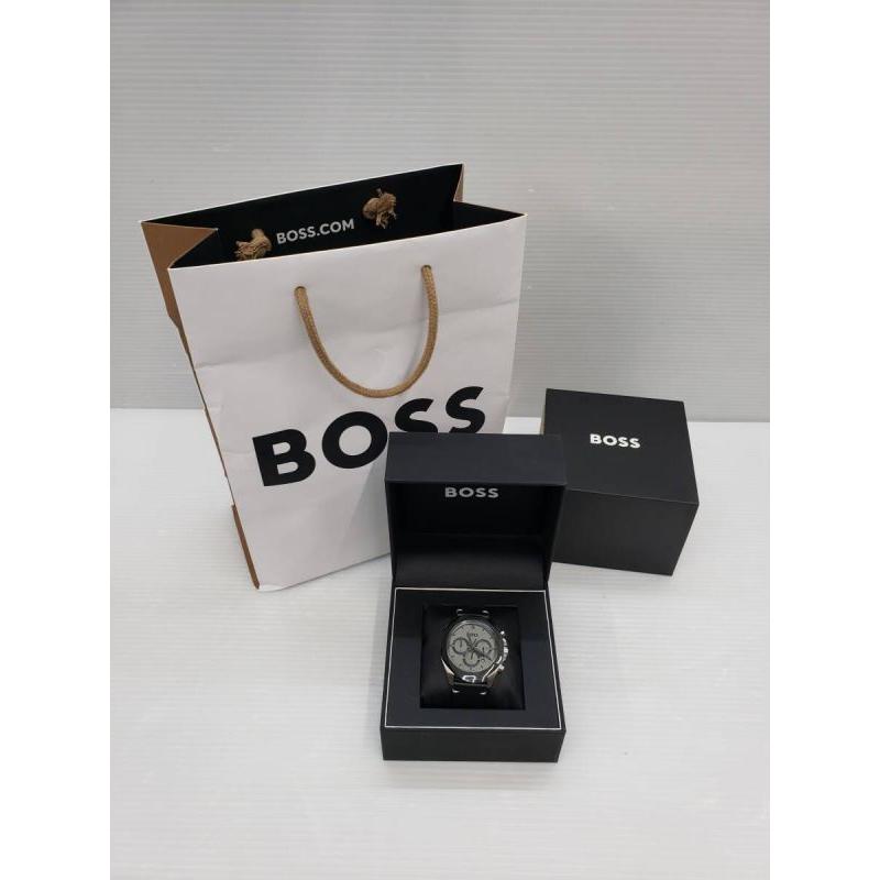 HUGO BOSS（ヒューゴ・ボス） HUGO BOSS 1514014 クォーツ クロノグラフ 腕時計 レザーバンド アナログ 稼働品 ☆ ...