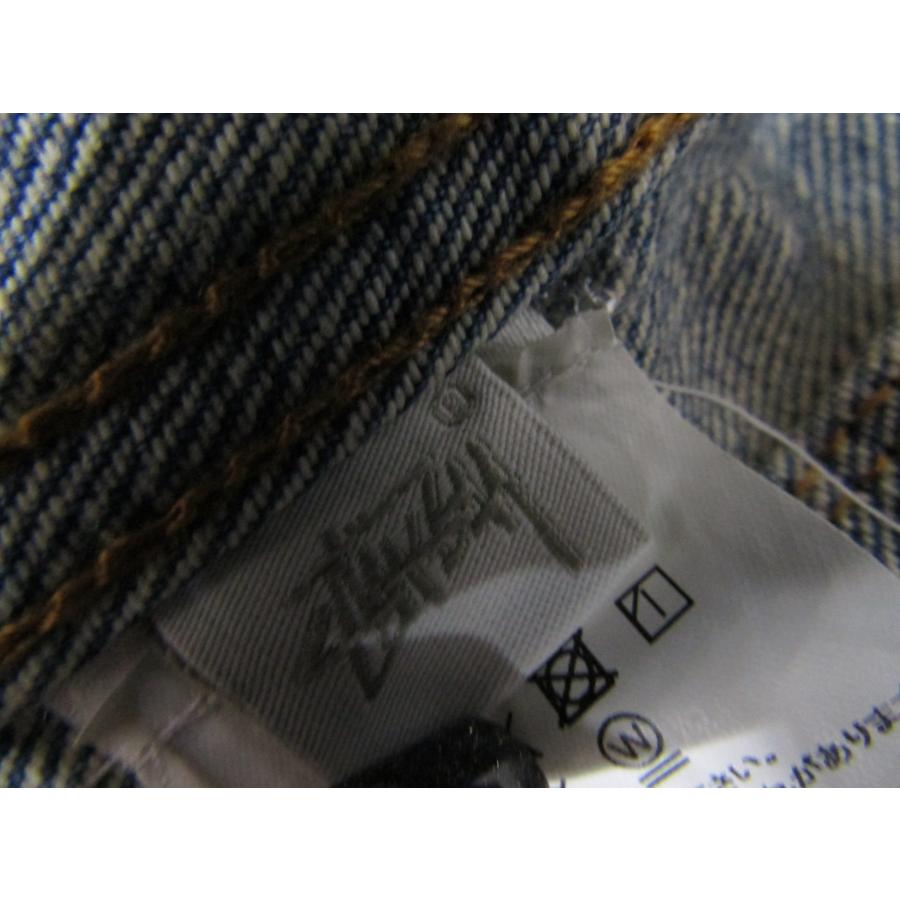 STUSSY（ステューシー） ジップデニムジャケット Gジャン アウター インディゴ トップス ストリート Lサイズ 中古品 ★100558 ...