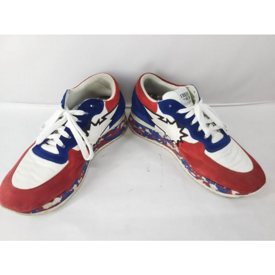 URBAN SUN（アーバンサン） アーバンサンANDRE アンドレ ANDRE 1000 ブルー×レッド メンズ スニーカー 日本限定 ロー ...