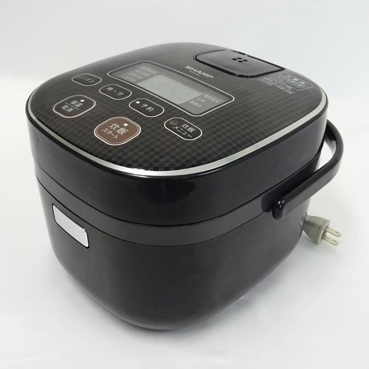 SHARP 【中古】〇即納〇 マイコンジャー炊飯器 3合 KS-C5J-B 2016年製 ブラック 0.54L 炊飯器 単身用 一人暮らし ★通常1〜2営業日以内に発送★ : リサイクル通販 ...