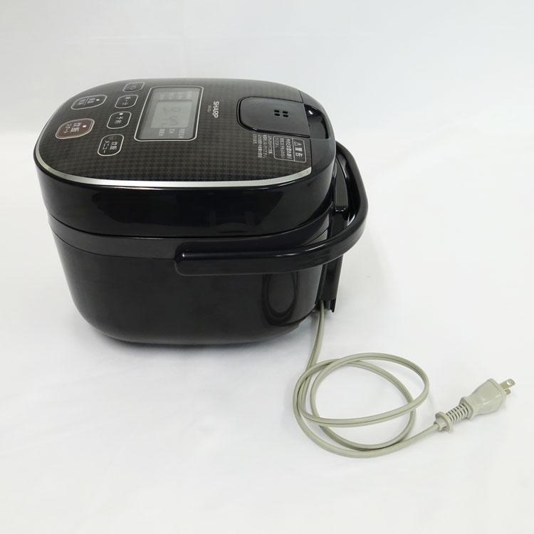 SHARP 【中古】〇即納〇 マイコンジャー炊飯器 3合 KS-C5J-B 2016年製 ブラック 0.54L 炊飯器 単身用 一人暮らし ★通常1〜2営業日以内に発送★ : リサイクル通販 ...