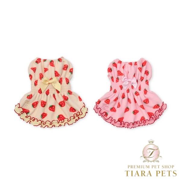 きゃんナナ CanNana 冬いちごシャーリングワンピース 1146 小型犬 犬服 ウエア ワンピース ドレス セレブ : TIARA PETS JAPAN - 通販 - Yahoo!ショッピング