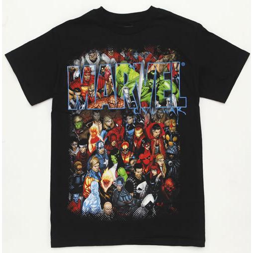 MARVEL Marvel Comics (マーベル・コミック) アメリカン・コミック (アメコミ) キャラクター 半袖 Tシャツ 黒 メンズ Mサイズ : TICKTACK 旭川 - 通販 ...