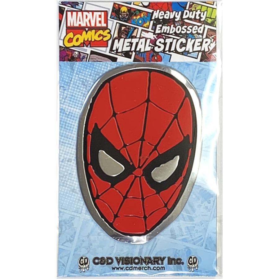 MARVEL MARVEL(マーベル) Spiderman (スパイダーマン) Metal Sticker 8cm シール ステッカー : TICKTACK 旭川 - 通販 - Yahoo ...
