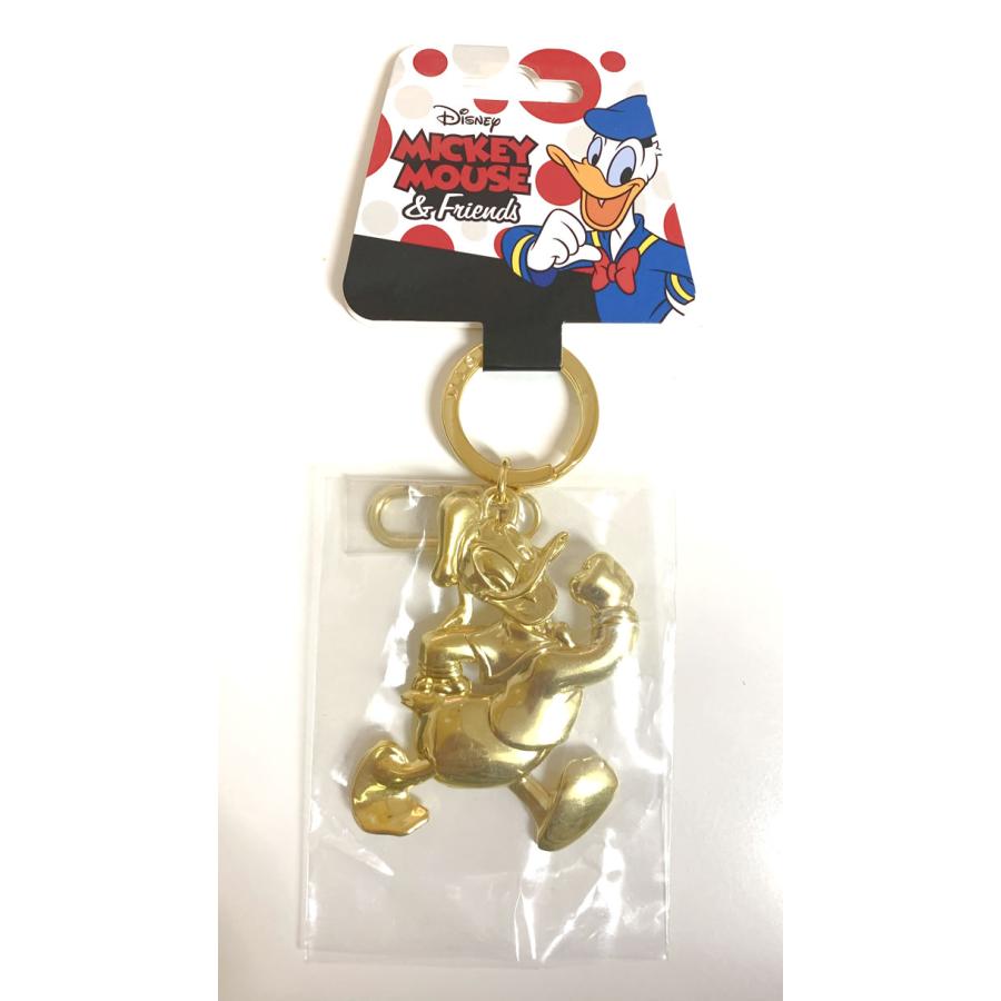 Disney (ディズニー) Donald Duck (ドナルドダック) ゴールド Pewter Keyring メタルタイプ キーリング ...