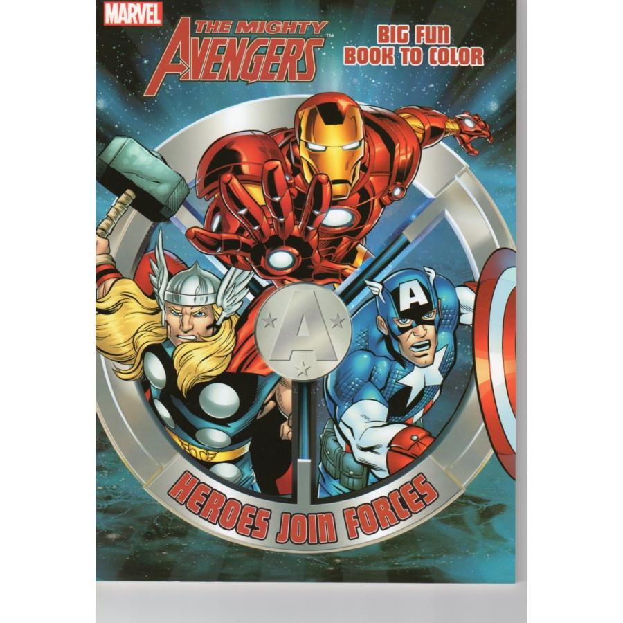 MARVEL (マーベル) マーベル アベンジャーズ アクティビティブック ぬりえ : TICKTACK 旭川 - 通販 - Yahoo!ショッピング