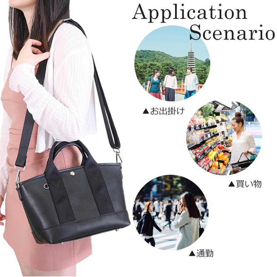 TIDING ハンドバッグ 自立 レディース 本革 ミニトートバッグ 2WAY ショルダーバッグ バックインバック 仔牛革 ブラック :2602thz:TIDING SHOP - 通販 ...