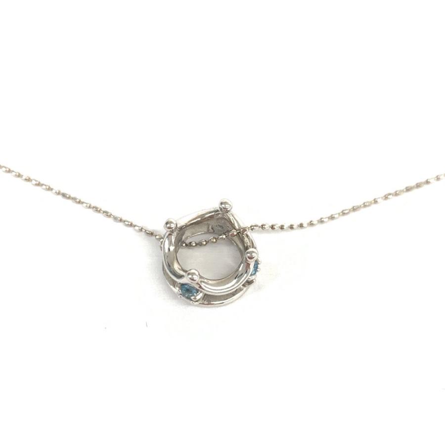 Samantha Tiara サマンサティアラ ネックレス 美品 アクアマリン Samantha Tiara サマンサティアラ ネックレス 美品 アクアマリン