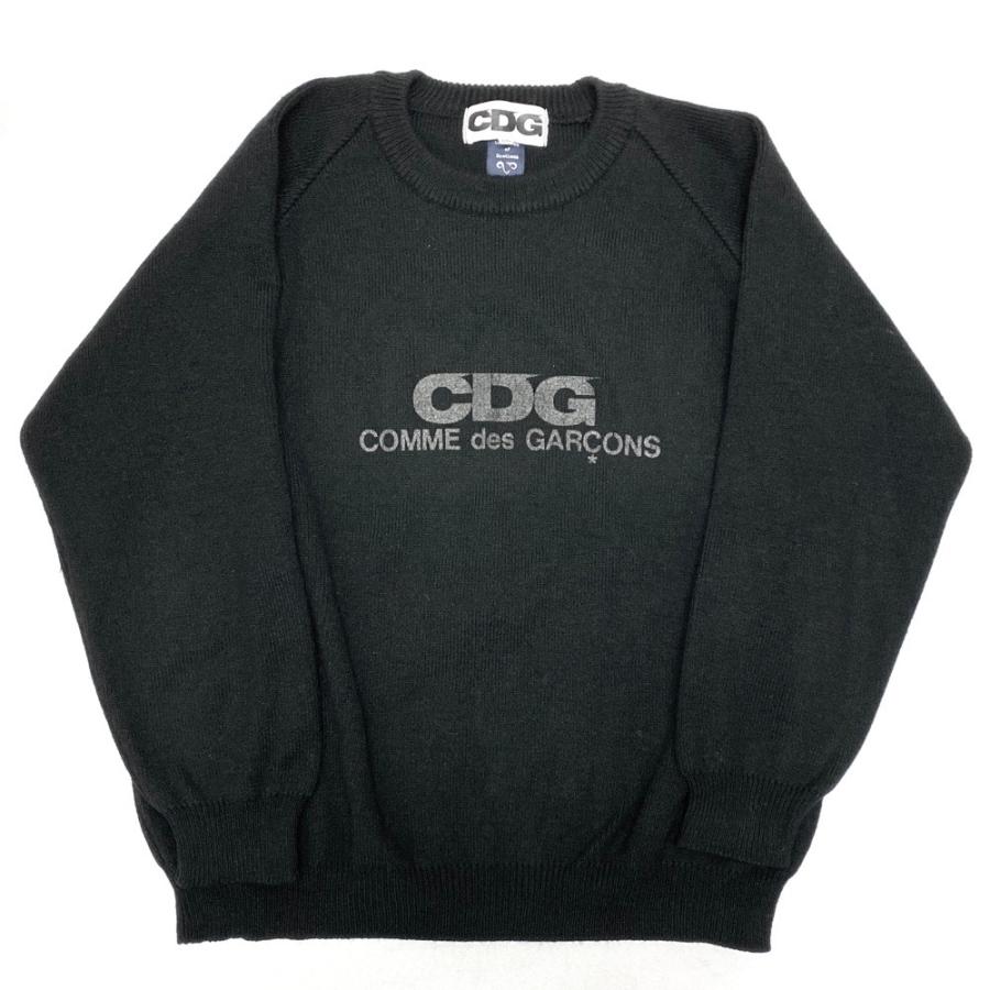 PLAY COMMEdesGARCONS プレイコムデギャルソン CDG ニット 良好 XXL ブラック メンズ トップス KI1004 ...