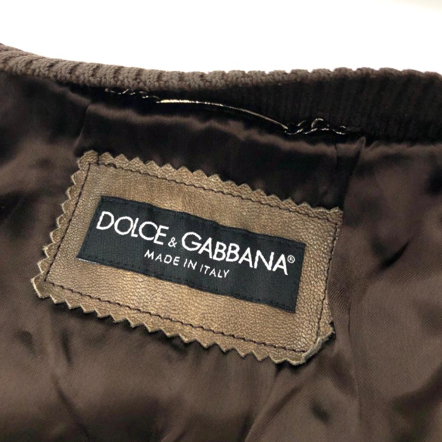 DOLCE&GABBANA ドルチェ&ガッバーナ レザージャケット 未使用品 DOLCE&GABBANA ドルチェ&ガッバーナ レザージャケット 未使用品