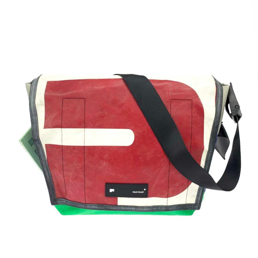 FREITAG フライターグ F12 DRAGNET ショルダーバッグ 未使用品 マルチカラー リサイクル素材 メッセンジャー メンズ ドラグ ...
