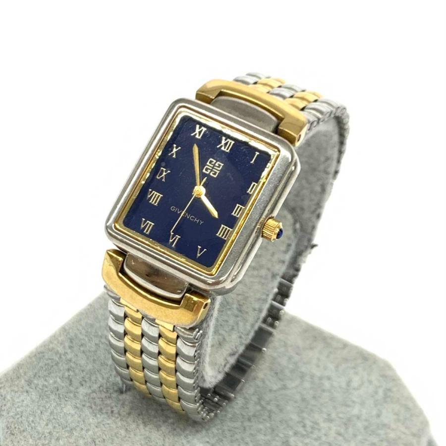 GIVENCHY ジバンシィ 腕時計 クォーツ TH.18.XV シルバー×ゴールドカラー SS レディース ヴィンテージ 4Gロゴ ウォッチ watch : リサイクルショップティファナ ...