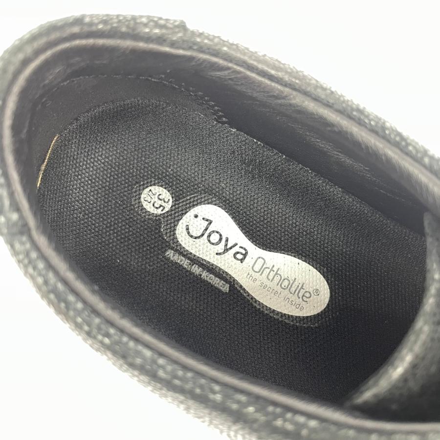 Joya ジョーヤ スニーカー 表記サイズ:22.5 ブラック レザー レディース 靴 シューズ sneakers : リサイクルショップティファナ - 通販 - Yahoo!ショッピング